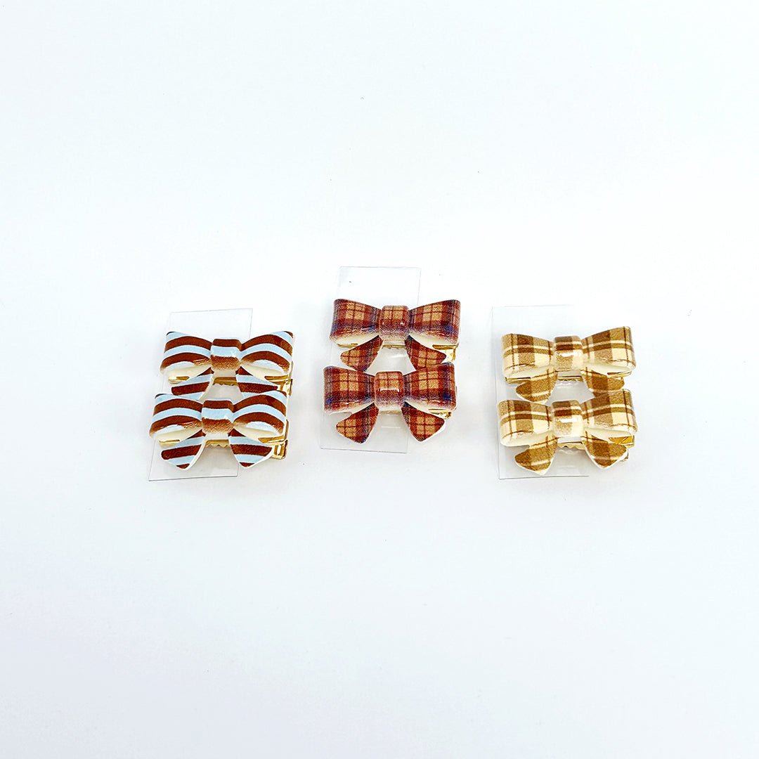 set of 3 bow pins